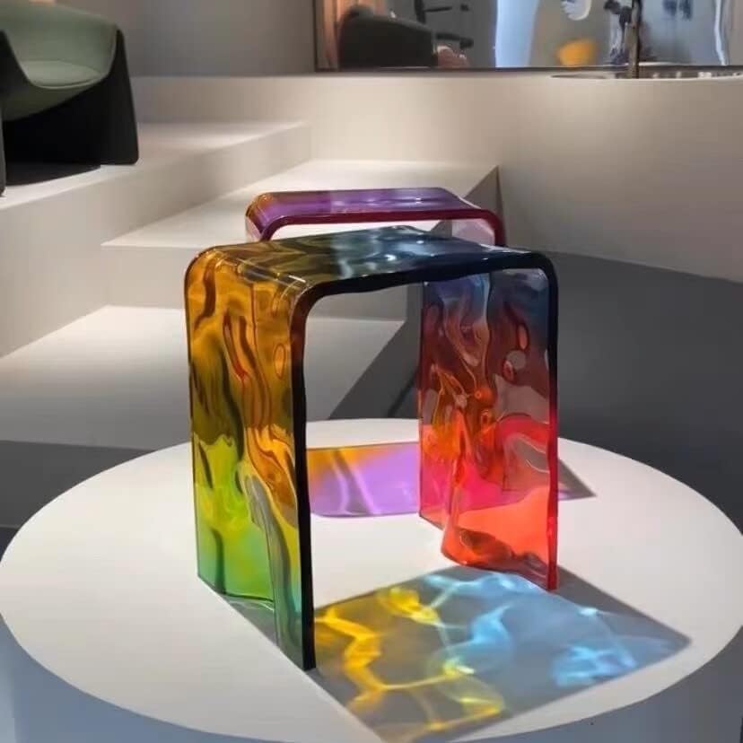 Amazon.com: MEIEXTRA Acrylic End Table, Modern Lucite Side Table with ...