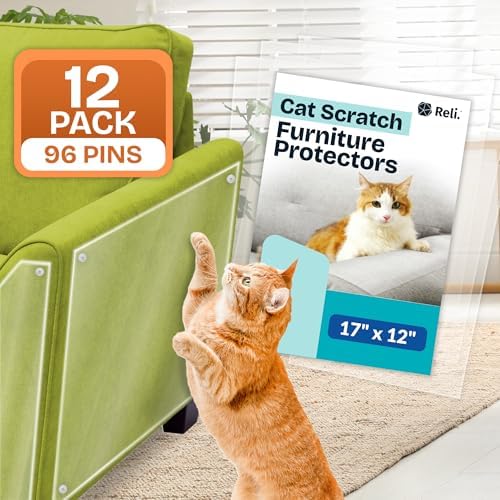 Amazon.com : Reli. Cat Scratch Furniture Protector (7 Pack w/Pins) XL ...