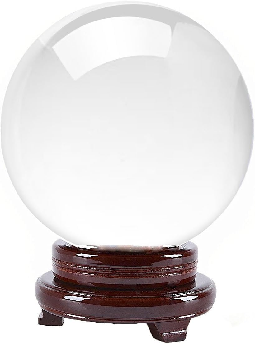 Amazon.com: Amlong Crystal Clear Quartz Crystal Ball 150MM : Home & Kitchen