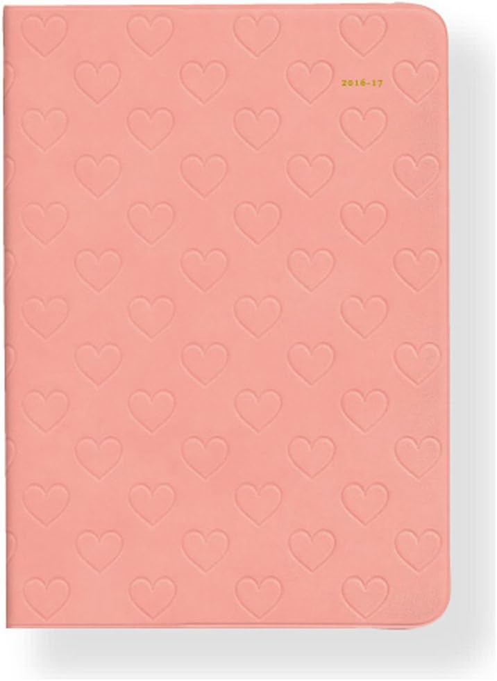 Amazon.co.jp: ダイゴー Mill Heart 手帳 2016 3月始まり ウィークリー B6 PINK E9412 : 文房具 ...