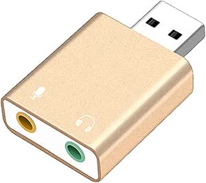 Amazon.com : SamFansar USB Sound Card Headset Output External Sound ...