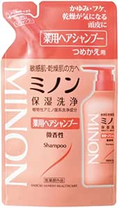 Amazon.co.jp: [1 piece] Medicated Minon Hair Shampoo Refill 12.8 fl oz (380 ml) | Whole Body ...