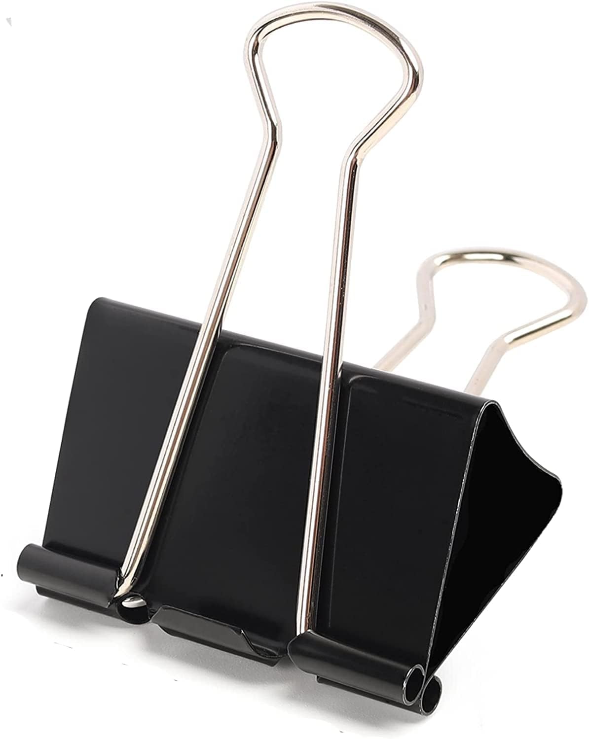 130pcs Clips - Binder Clips Paper Clamp for Paper 6 Sizes Foldback ...