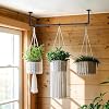 Amazon.com: Bigmeta 34in Hanging Planters Rod for Indoor Plants - Max ...