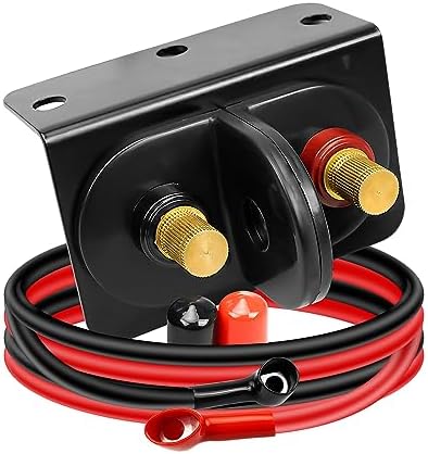 Amazon.com: Remote Battery Terminals with Heavy Duty Steel Mounting ...