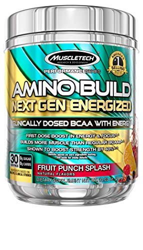 MuscleTech Amino Build Next Gen Energy Supplement, Formulated with BCAA ...