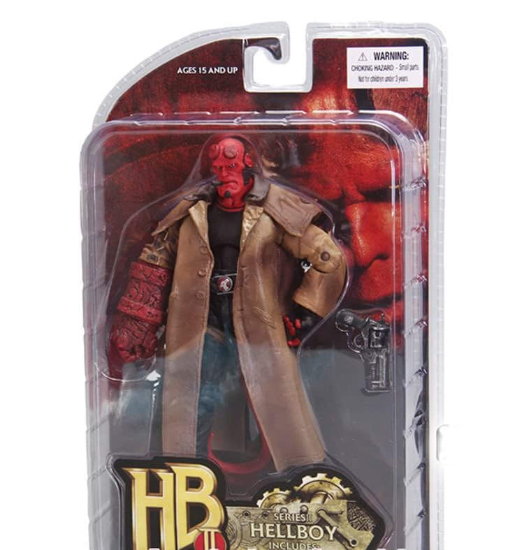 Amazon.com: HOQIOE Hellboy (7" Scale) PVC Action Figure (Smoke Hellboy ...