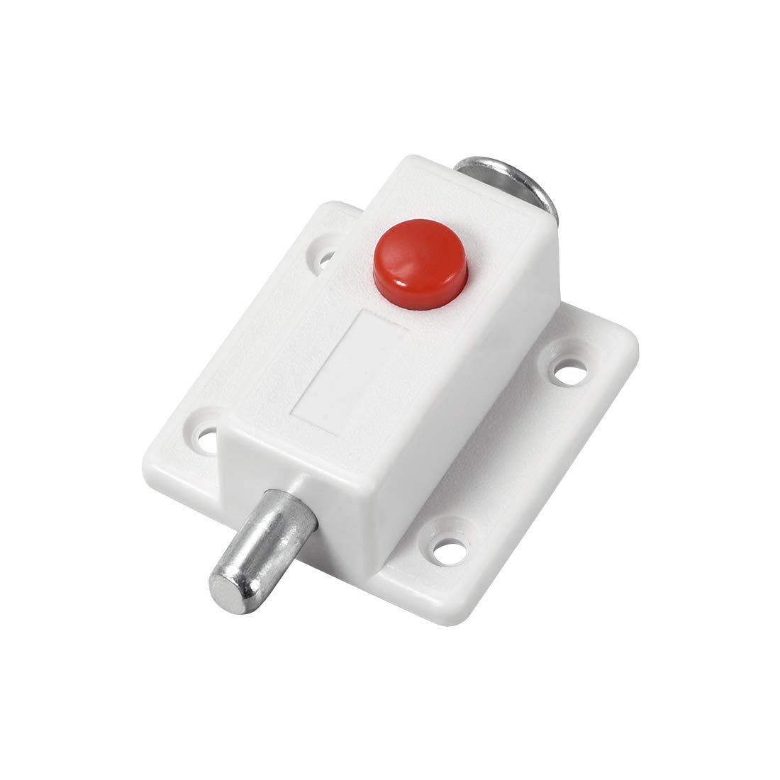 uxcell Door Bolt Lock, 2-inch Plastic Sliding Barrel Keyless Latch with ...