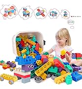 Amazon.com: ROHSCE Soft Building Blocks for Toddlers, Baby Blocks ...
