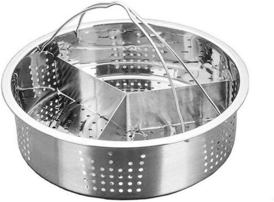 Hilai Stainless Steel Steam Baskets Rack with Divider Pressure Cooker ...