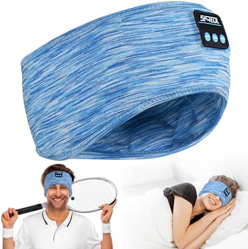 Sleep Headphones Headband, Wireless Music Sports Headband Headphones ...