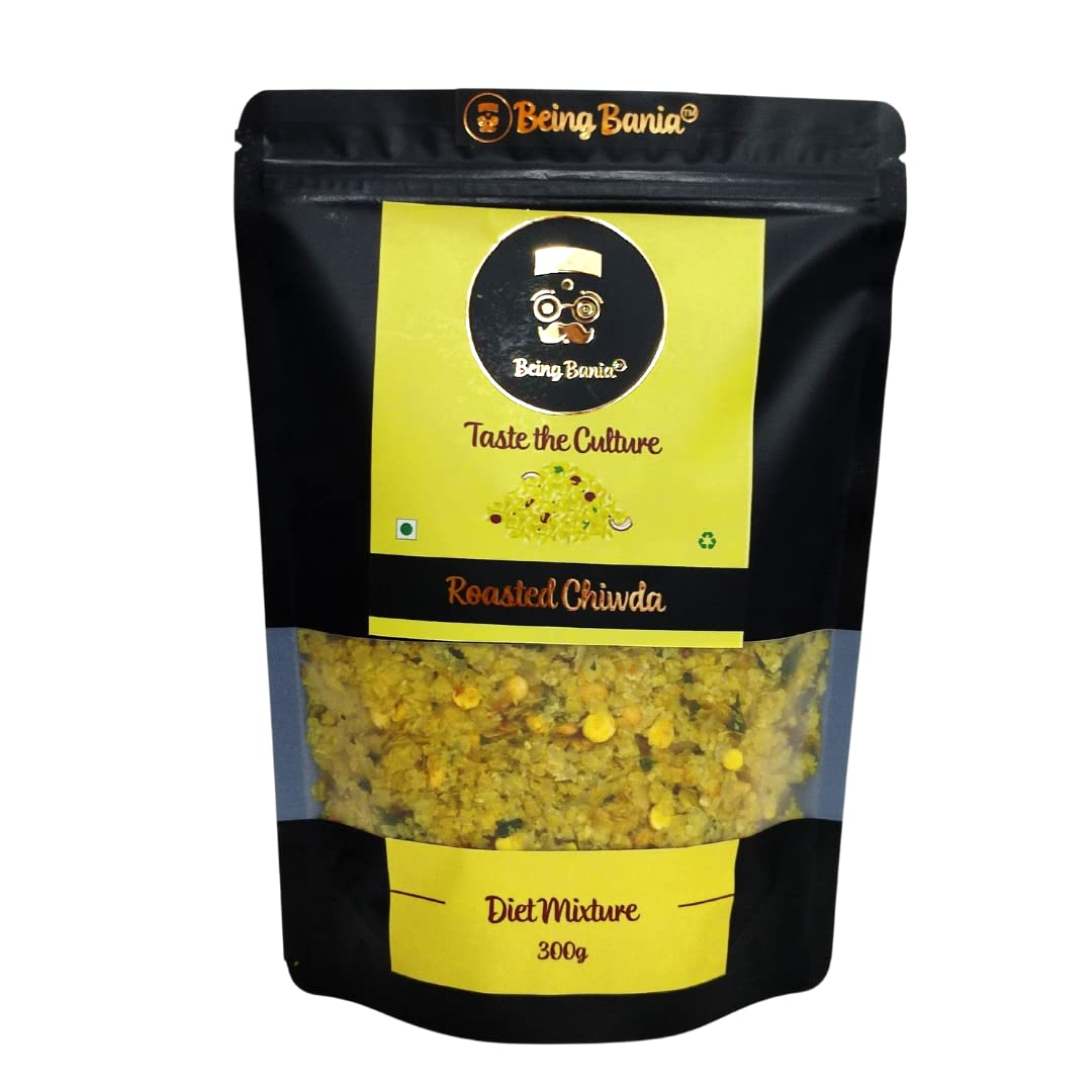 Being Bania Roasted Chiwda, 300gms | Lite Chidwa | Chivda | Diet ...