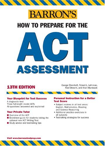 How to Prepare for ACT (Book): Amazon.co.uk: Ehrenhaft, George, Lehrman ...