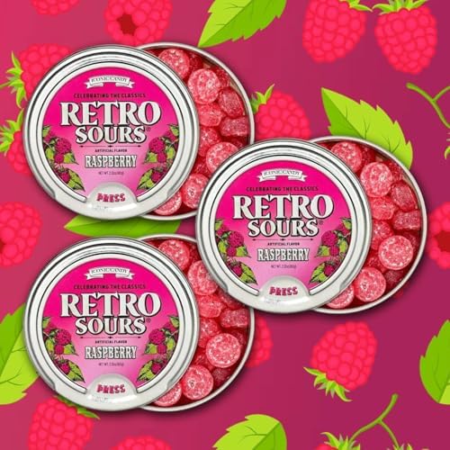 Amazon.com : Retro Sours Hard Candy – Tangy Fruity Vintage Candy ...