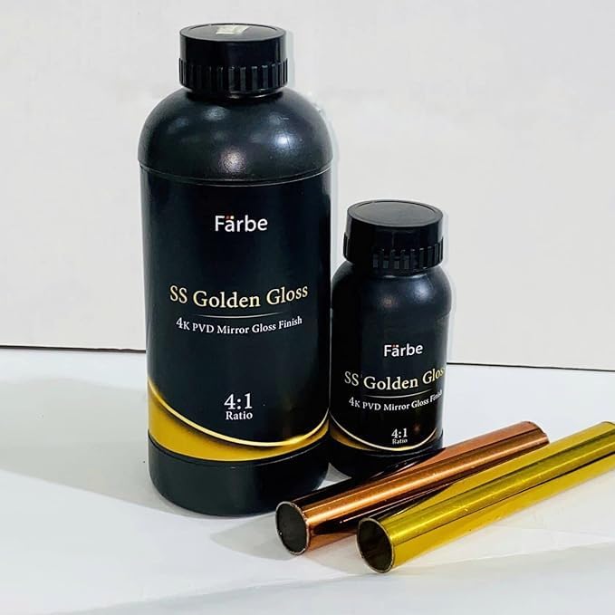 Buy Herrlich Homes Farbe SS Golden Gloss Blue | 1 ltr * 3 | Gloss ...