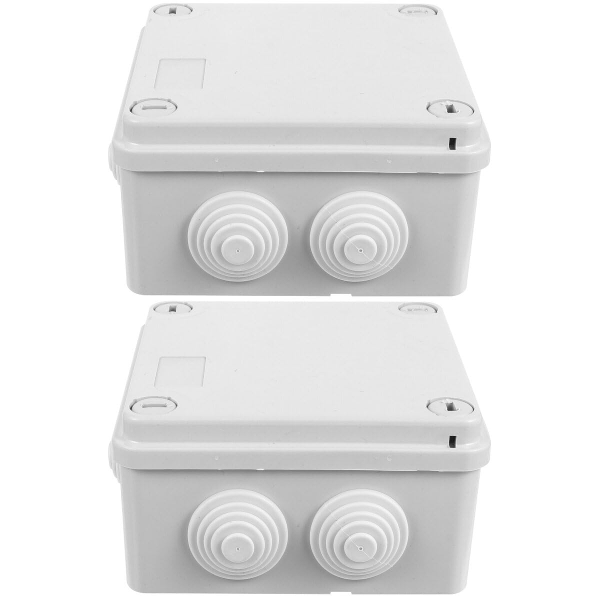 BESTonZON 2pcs Weatherproof Connection Box, Outdoor Electrical Power ...