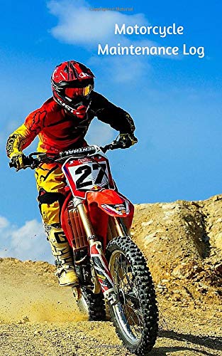 Buy Motorcycle Maintenance Log - 100 pages - B & W interior - Glossy ...