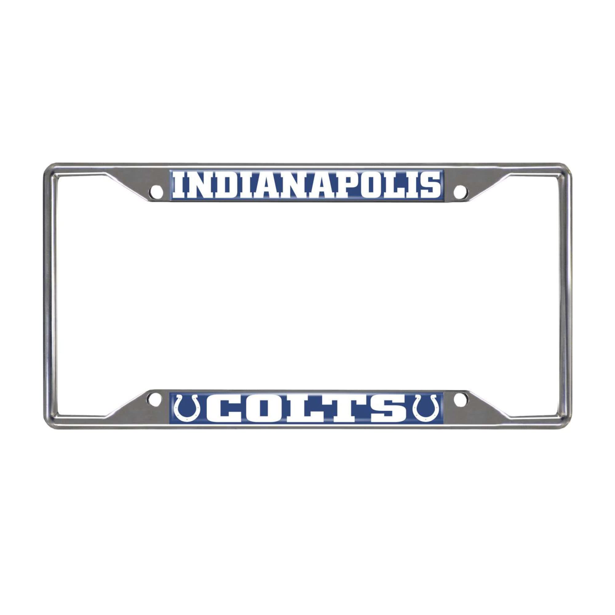Snapklik.com : FANMATS 17214 Indianapolis Colts Chrome Metal License ...