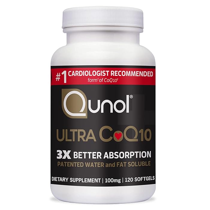 Buy Qunol Ultra CoQ10 100mg, 3X Better Absorption, Patented Water and ...