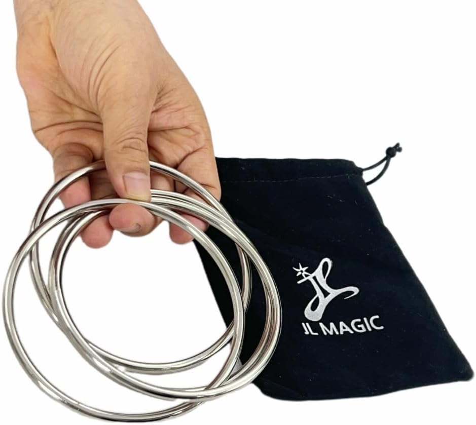 Amazon.com: JL Corp. Metal Chinese Magic Linking Rings – Classic ...