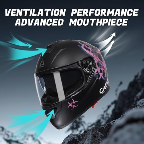 Snapklik.com : TRIANGLE Full Face Motorcycle Helmet Dual Visor Helmets ...