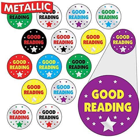 144 Reading is my Superpower Reward Stickers For Children, Teachers ...
