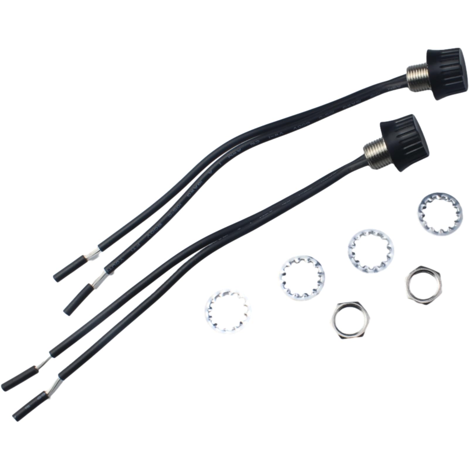 FDXGYH 2 Pcs Rotary Style On/Off 3A 125-250V Canopy Light Switch Single ...