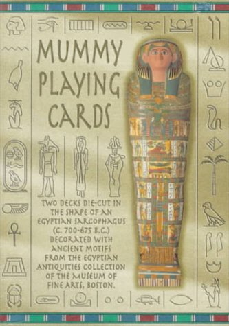 Mummy Playing Cards: Two Decks Die-Cut in the Shape of an Egyptian ...