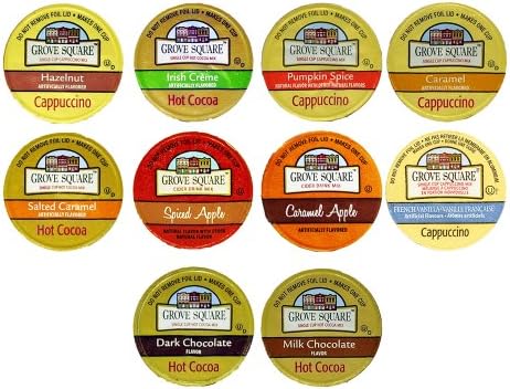 Amazon.com: Grove Square Cappuccino Pods, French Vanilla, Single Serve ...