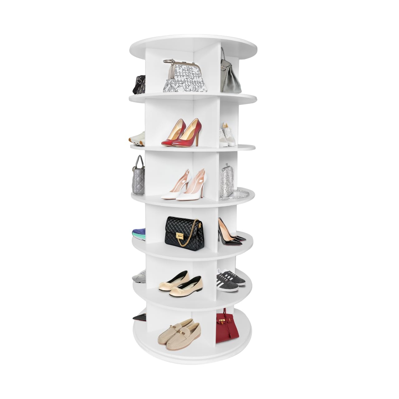 Wallington Rotating Shoe Rack 360°, Spinning Shoe Rack, Shoe-Rack ...