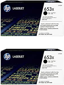 Amazon.com: HP 653X (CF320X) Black Original LaserJet Toner Cartridge 2 ...