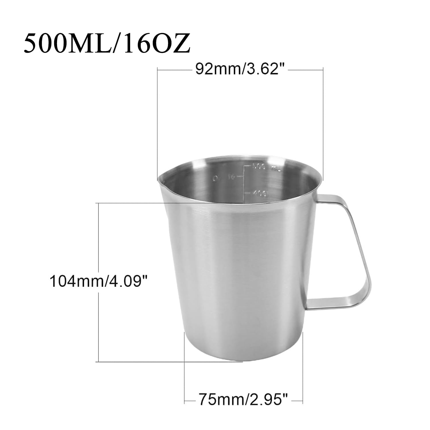 Snapklik.com : Othmro Measuring Cup 500ml 16OZ, 2 Measuring Scales ...