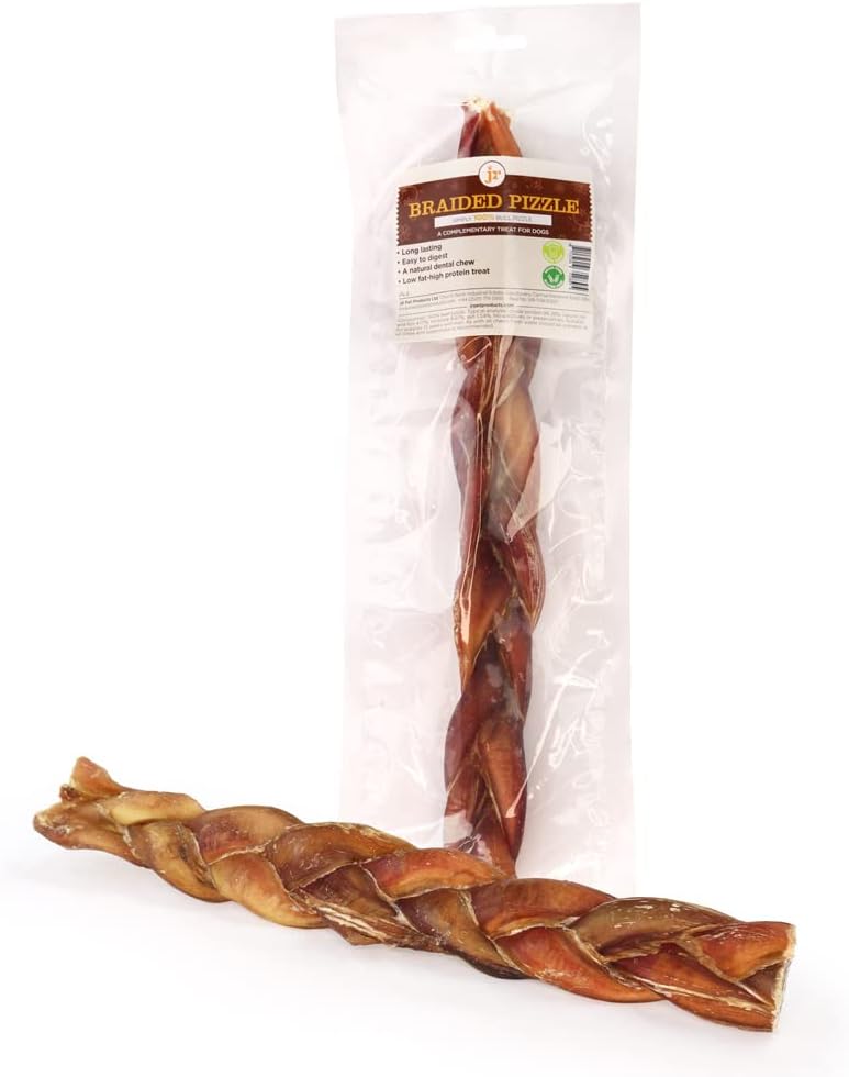 JR Pet Products (5 x 7 Inch 100% Ostrich Meat Braided Tendon Twisters ...