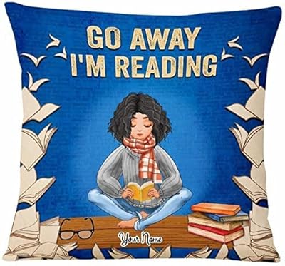 Amazon.com: Macorner Personalized Book Reading Pocket Pillow (Insert ...