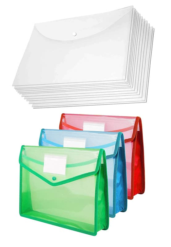 A4 Size My Clear Bag (Set of 13)|Full Size A4|Transparent Plastic ...