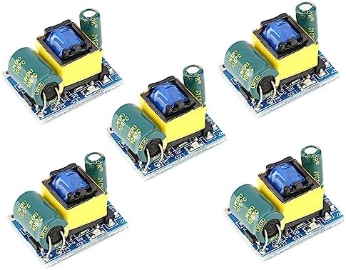 Amazon.com: JESSINIE 5Pcs 12V 300mA Power Supply Module 3.5W AC-DC ...