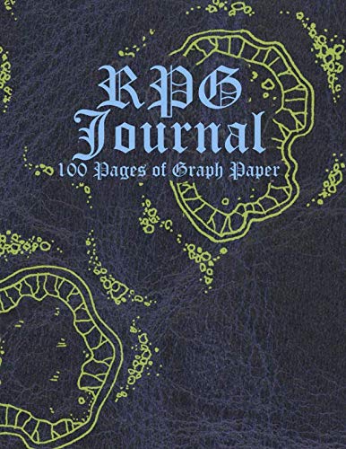 RPG Journal: 100 pages of white RPG graph paper : Amazon.in: Books