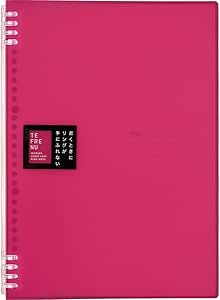 Amazon | キングジム リングノート テフレーヌ A4 ピンク 9856TTEヒン 【まとめ買い5冊セット】 | ノート | 文房具・オフィス用品