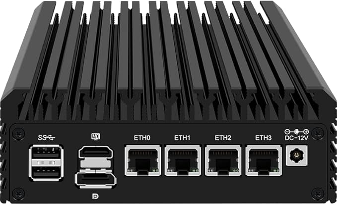 Amazon.com: CWWK Mini PC Intel N Series 4-core N100 Fanless Mini Host Soft Route. (32G/512G ...