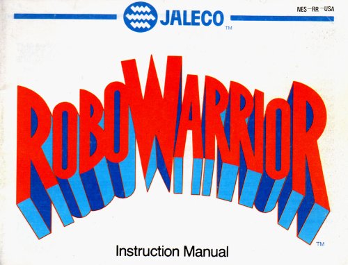 RoboWarrior Instruction Booklet (NO GAME - Nintendo NES Manual Only)) | Amazon.com.br