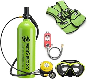 Amazon.com : GOYOJO 2L Scuba Diving Tank Equipment Gear Mini Tank Mask ...