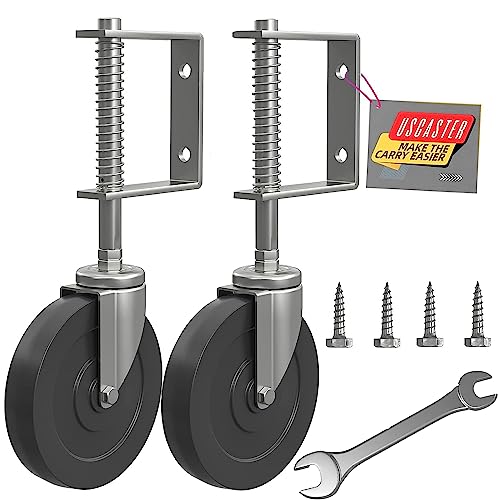 Snapklik.com : Uscaster Gate Wheel 5inch Gate Caster For Wooden Gate ...