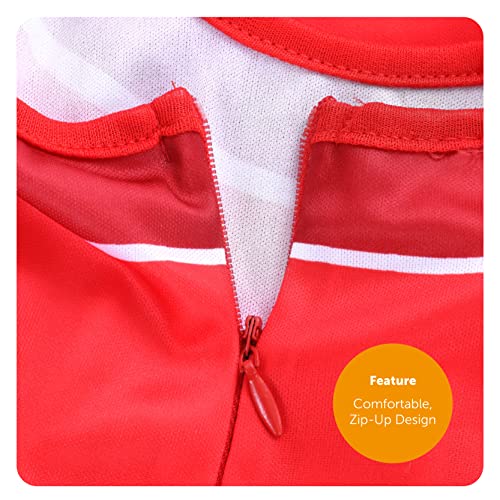 Ladies Halloween Devil Cheerleader – Large – Red Cheerleader Dress with ...