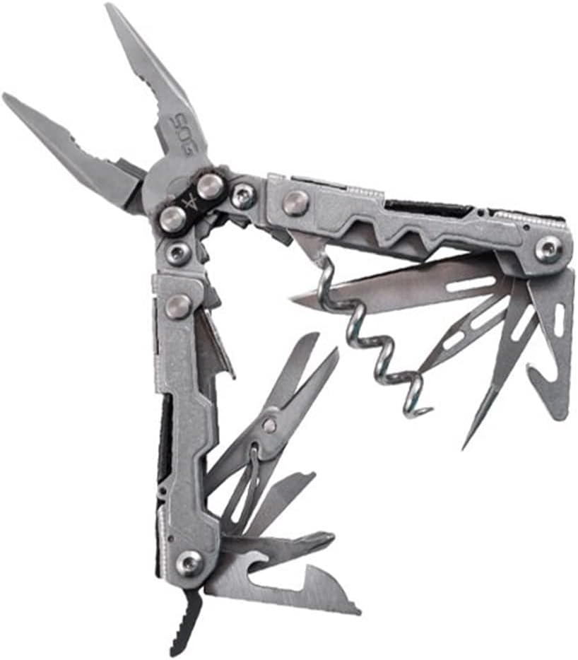 Amazon.com: SOG PowerLitre Mini Utility Multi-Tool w/ 19 Lightweight ...