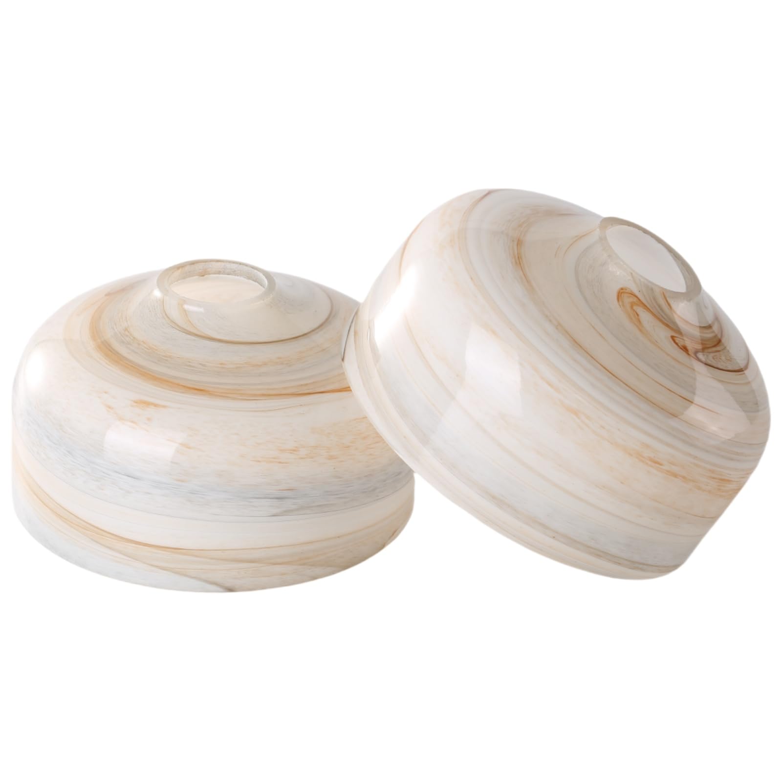 COMPIXIU 7 Inch Lampshade Replacement Glass Cover, Pendant Light Glass ...