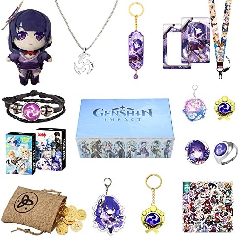 Amazon.com: Genshin Impact Merch Set,Raiden Shogun,Doll for Kids ...