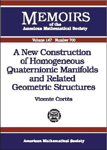 Amazon.com: A New Construction of Homogeneous Quaternionic Manifolds ...