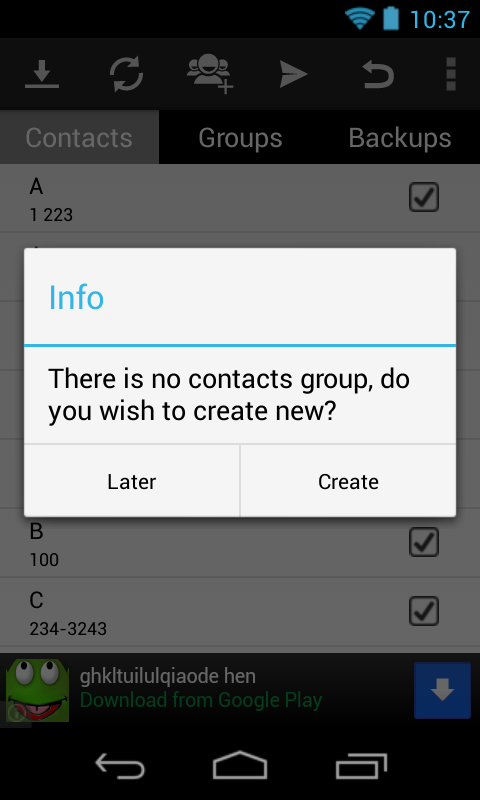 Contacts Sharing:Amazon.com:Appstore for Android