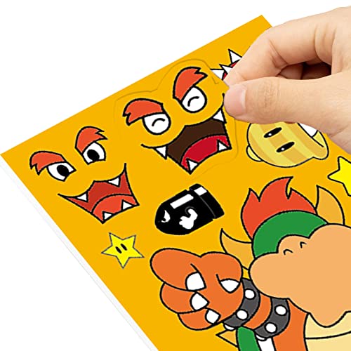 Snapklik.com : 36 Sheets Super Bros Stickers Make Your Own Super Bros ...