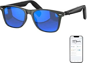 Amazon.com: GetD Bluetooth Sunglasses for Men/Women, AI Translator, 11H Battery Life, Polarized ...